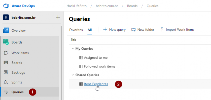 Como fazer de forma fácil consultas no Azure Boards | Bruno Brito